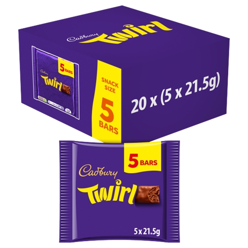 Cadbury Twirl 5 Pack - Northern Confectioners Cadbury Twirl 5 Pack - Northern Confectioners