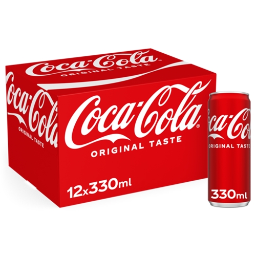 Coca Cola Coke 330ml Can 12 Pack - Northern Confectioners