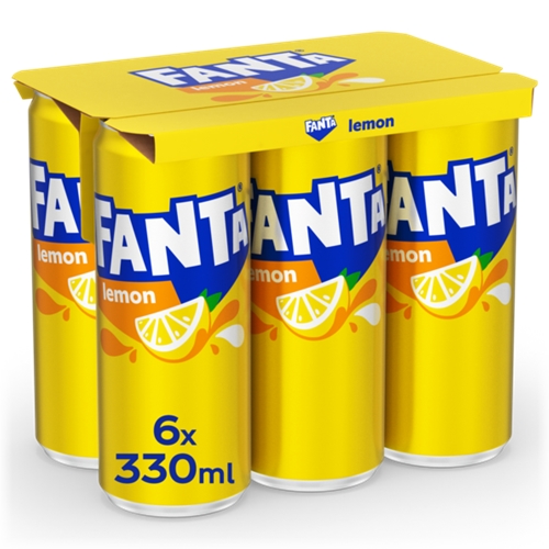 Fanta Lemon Can 6 Pack - Northern Confectioners