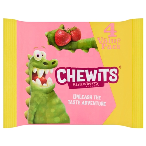 Chewits Strawberry 4 Pack - Northern Confectioners