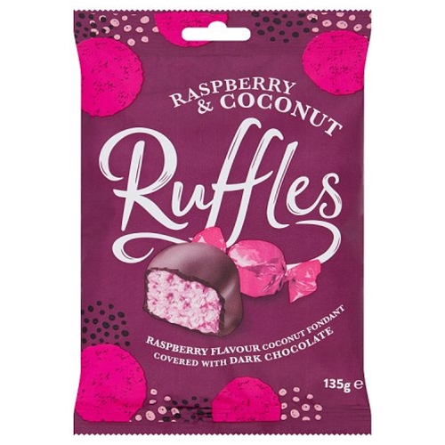 Jamesons Raspberry Ruffles Bag - Northern Confectioners