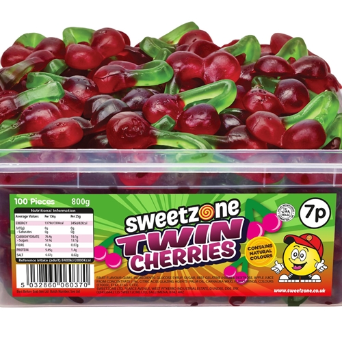 Sweetzone Twin Cherries 7p - Northern Confectioners