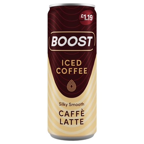 Boost Iced Coffee Cafe Latte £1.19 - Northern Confectioners