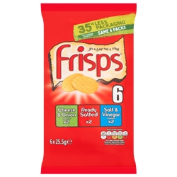 Frisps Crisps Assorted 6 Pack - Northern Confectioners